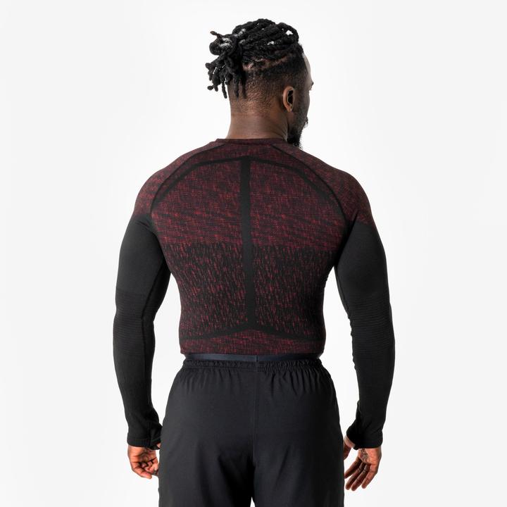 Kipsta Adult Long-Sleeved Thermal Base Layer Top Keepdry - Space Dye