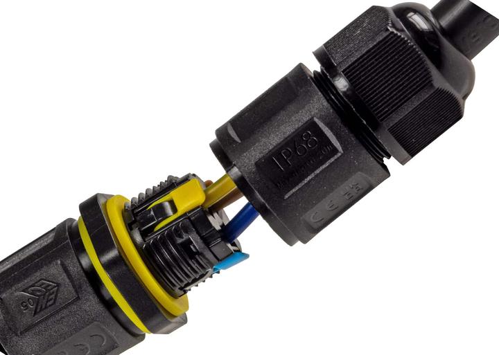Chilitec Cable connector, 3-pin, terminal connection, IP68 - Galaxus