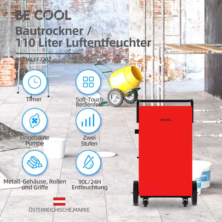 Be Cool Building Dryer / Dehumidifier 110l BC110LEF2202 - Galaxus