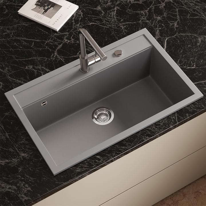 Bergström Spülbecken Sydney, Grau, 80 x 51 cm - buy at Galaxus