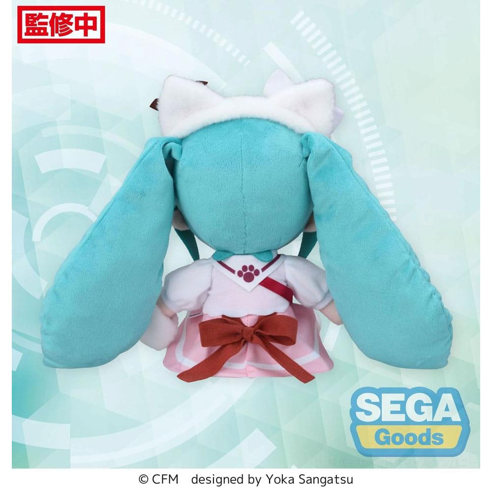 Sega Character Vocal Serie 01: Hatsune Miku Fuwa Petit pluche figuur ...