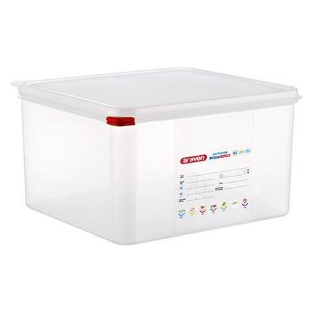 Araven GN-Behälter mit Deckel 2/3 PP Tiefe: 200 mm Inhalt: 19 L hermetisch