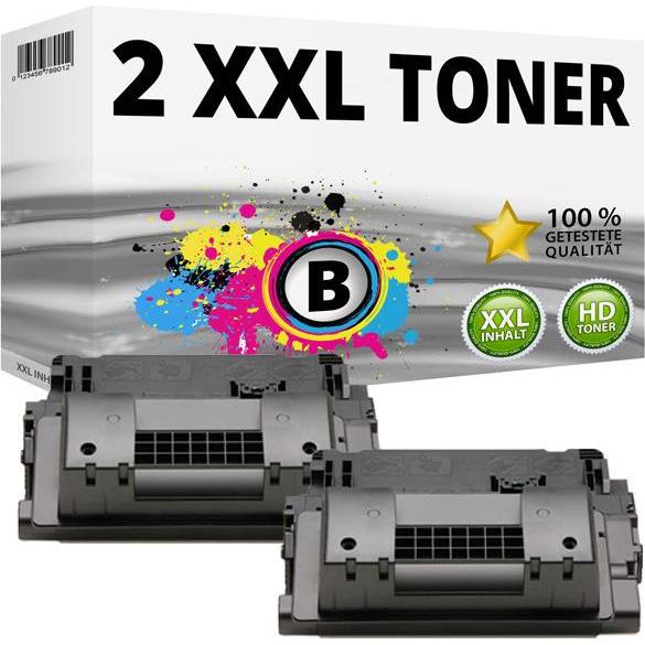 Druckfuxx 2x XXL TINTE TONER für HP 90X CE390X LaserJet M4555 MFP ...