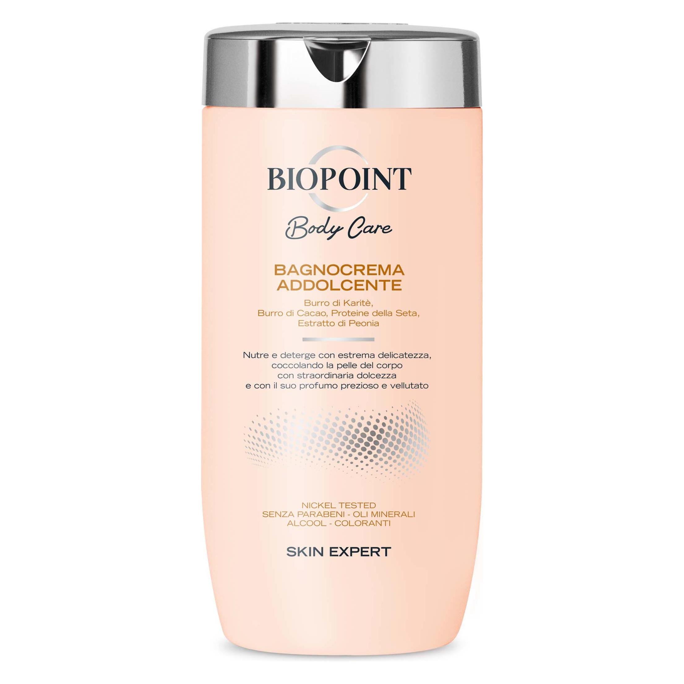 Biopoint Gentle Cream Bath with Silk Protein and Peony Extract 400ml ...