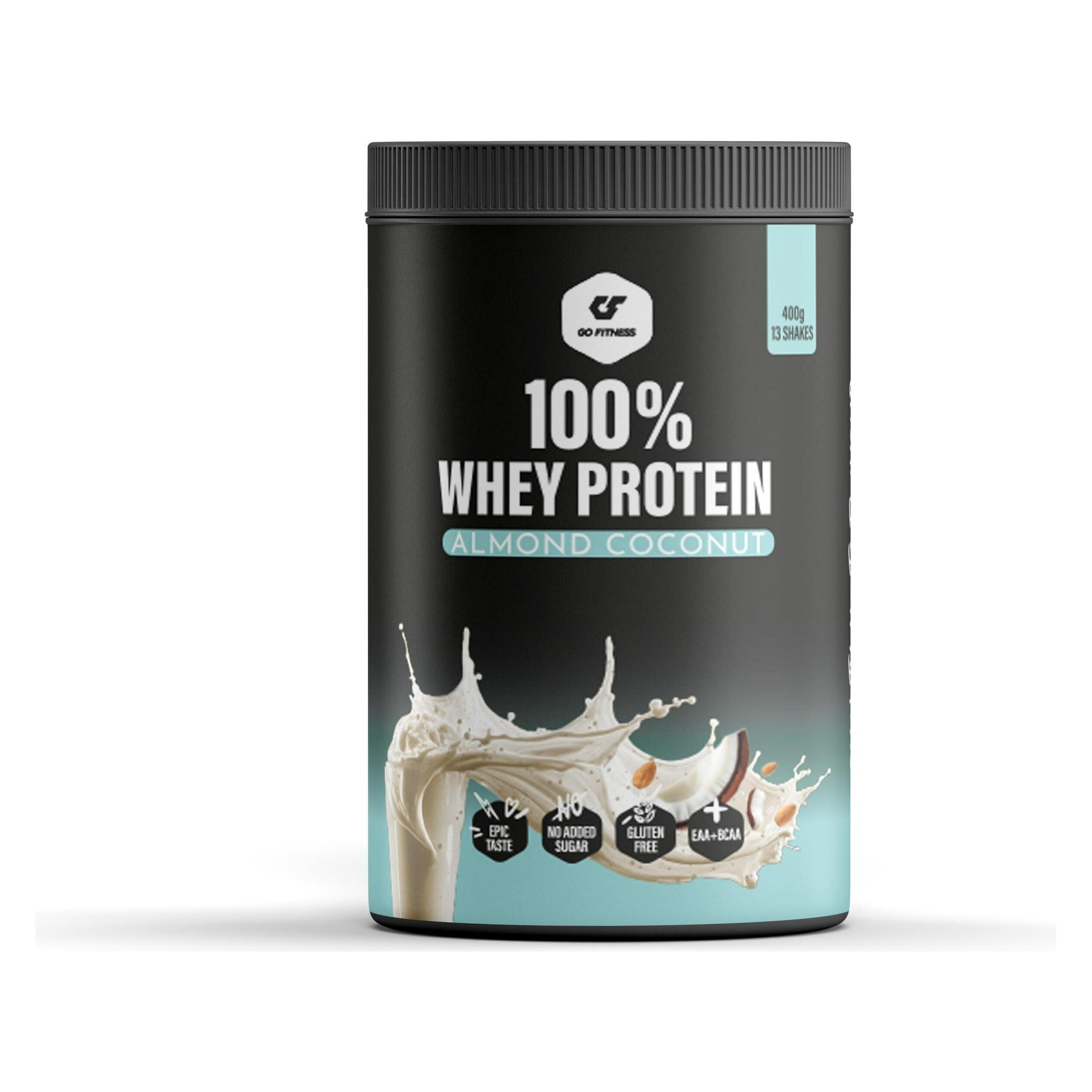 Go Fitness 100% Whey Protein Almond Coconut (400g) - buy at Galaxus