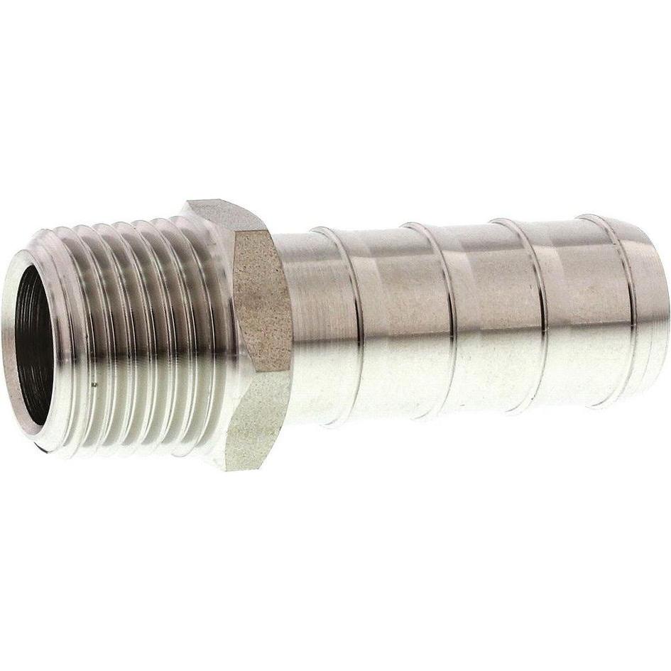 Legris Stainless Steel Pipe Fitting, Straight Hexagon Tailpiece Adapter ...