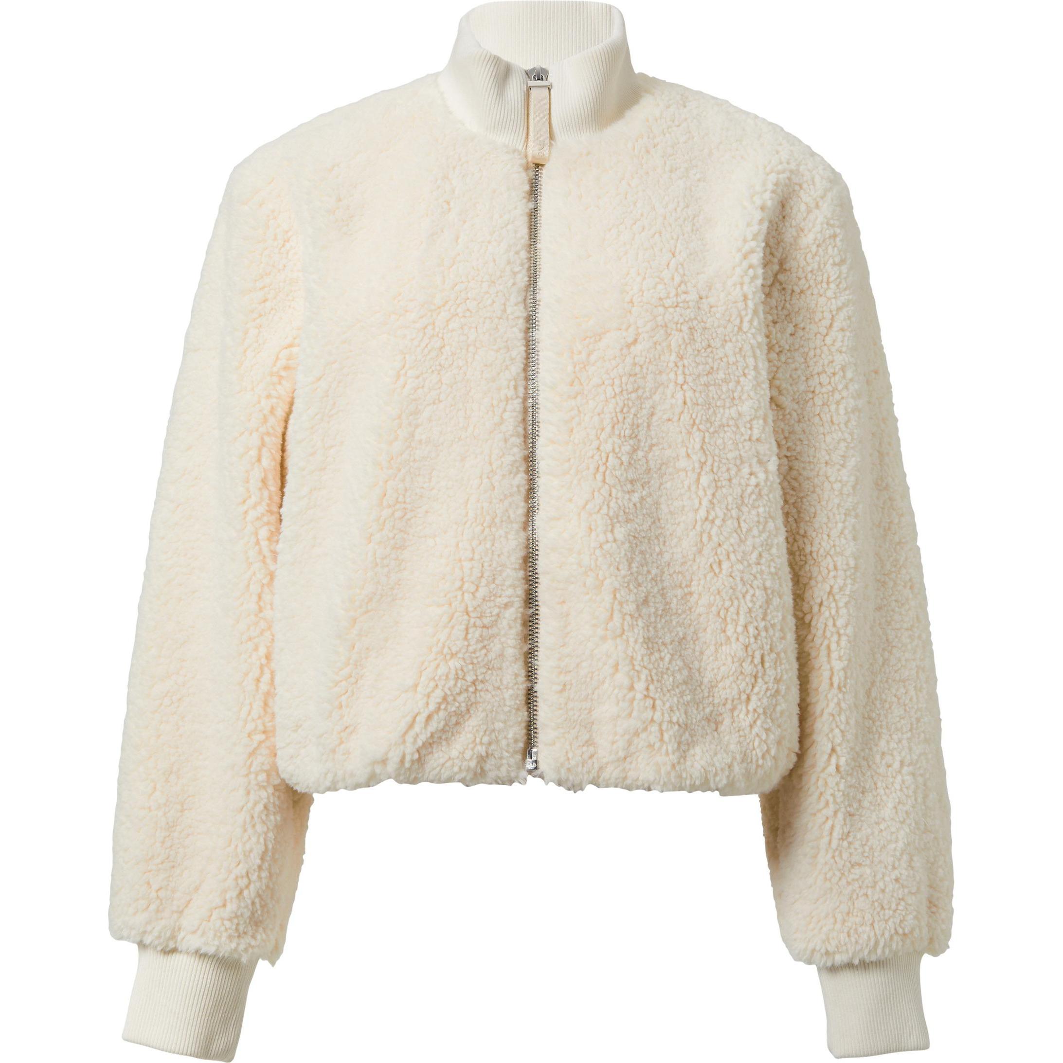 Comma Indoor-Jacke Kuscheliger Teddy-Blouson mit Rippbündchen - Galaxus