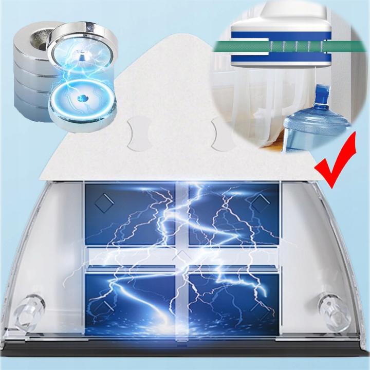 Hooha Magnetischer Fensterputzer mit Sicherheitsseil, Glasdicke 15-26mm