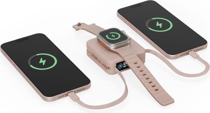 Energea Induction PowerBank MagPac Mini Plus 10000mAh Magsafe pink ...