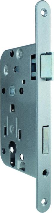 Bever Corridor mortise lock right, PZ72, DIN, rebate, silver lacquered ...