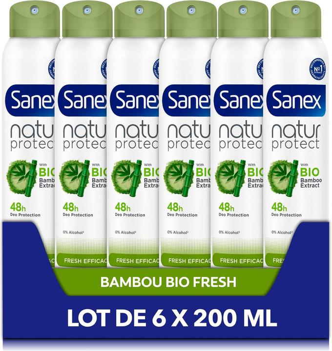 Sanex - Deodorant Natur Protect Fresh Wirksamkeit 48 Stunden Bio-Spray ...
