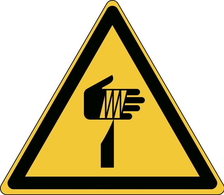 Brady ISO safety sign - warning of sharp object - buy at Galaxus