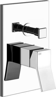 Gessi Rettangolo K, ready-to-install set for single lever mixer ...