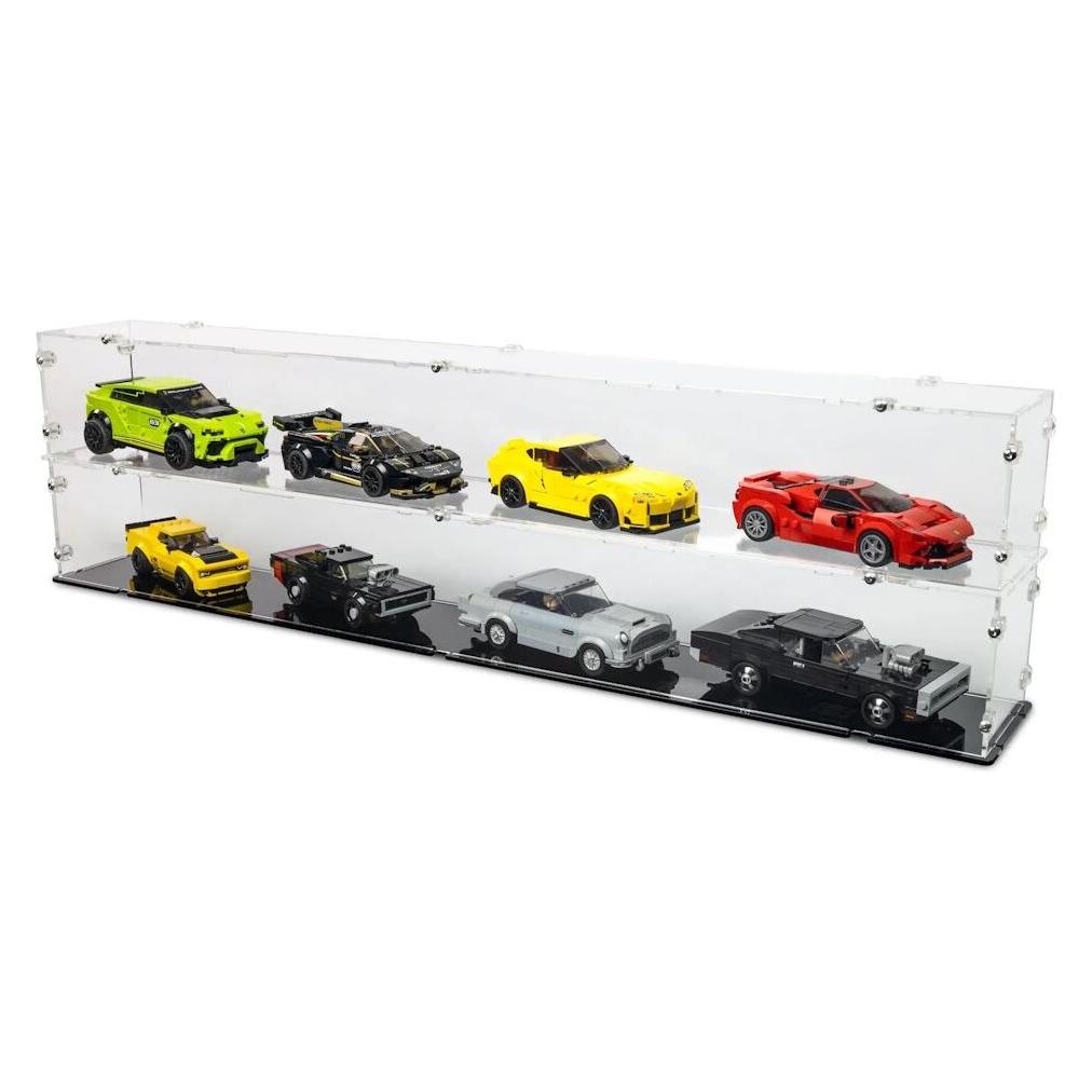 iDisplayit Acrylic display for 4 LEGO® Speed Champions models (with ...