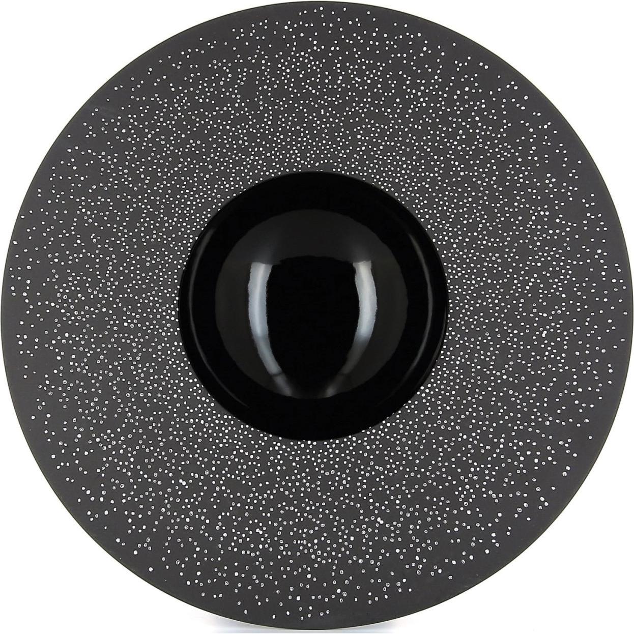 Revol Sphere Teller 30 cl, H: 5 cm, Ø 30 cm, schwarz-Konstellation ...