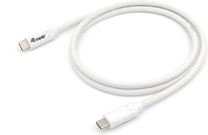 equip Kabel USB-C3.2->C Gen1 PD60W St/St 0.50m weiss (0.50 m, USB 3.2 ...
