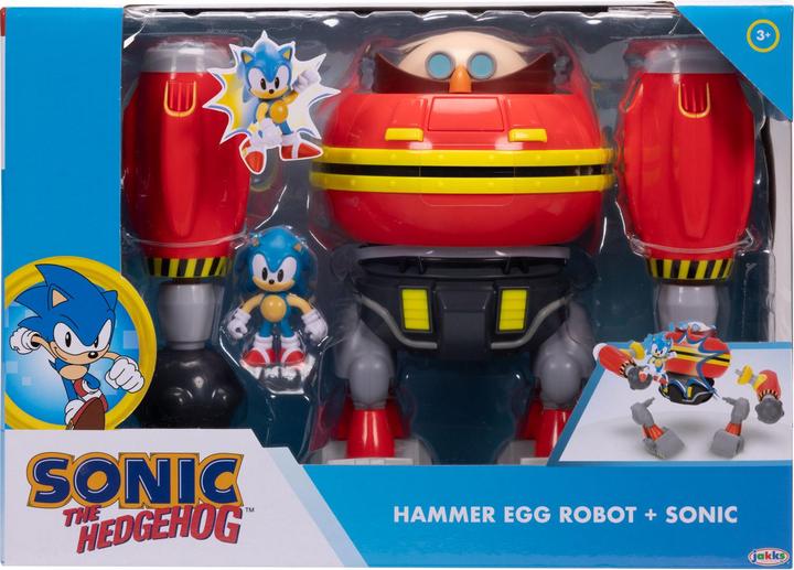 Jakks Pacific Sonic the Hedgehog Hammer Eierroboter Spielset - Galaxus