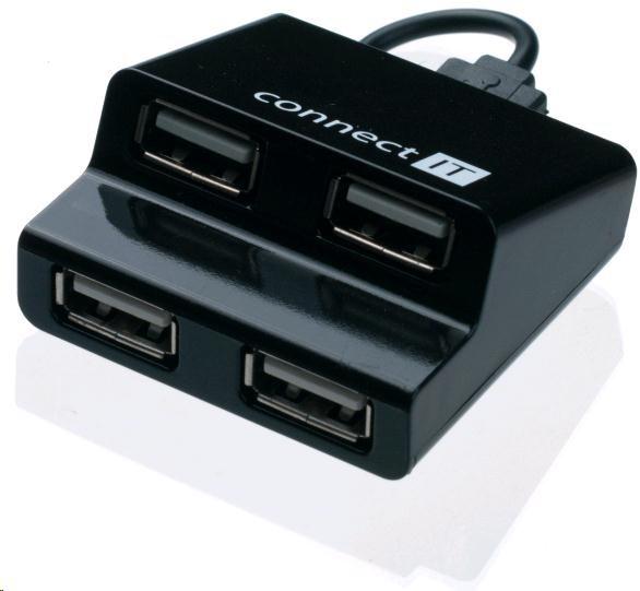 Connect IT STEP USB-Hub schwarz / 4X USB - kaufen bei Galaxus
