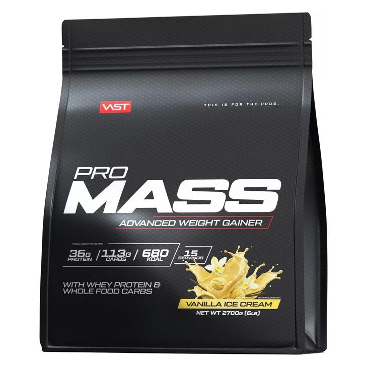 Vast Pro Mass Weight Gainer Vanilla Ice Cream (2.7kg)