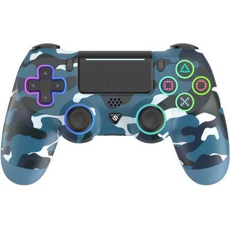 Magni Spawn - Playpro 4 Wireless Gamepad - Blue Camo (PS4/PC/Mobile ...