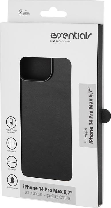 Essentials iPhone 14 Pro Max Leather Mag Back Cover (Apple iPhone 14 ...