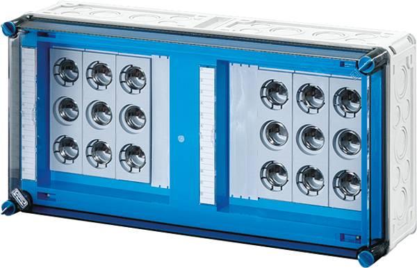 Hensel HEN Mi 3463 SicherungsgehÃ¤use 6x63A 3-polig DIII E33 250A - Galaxus