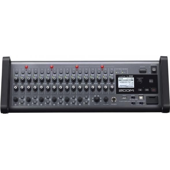 Zoom L20R Digital mixer with 20 channels recorder and audio interface ...