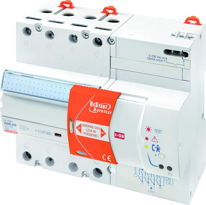 Gewiss GEWI GW90948 Disjoncteur différentiel (RCCB) Autotest 40/0 - Galaxus