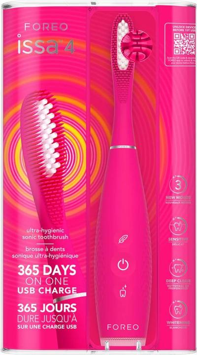 Foreo issa™ 4 (Electric Toothbrush, Fuchsia, 1 unit) - buy at Galaxus