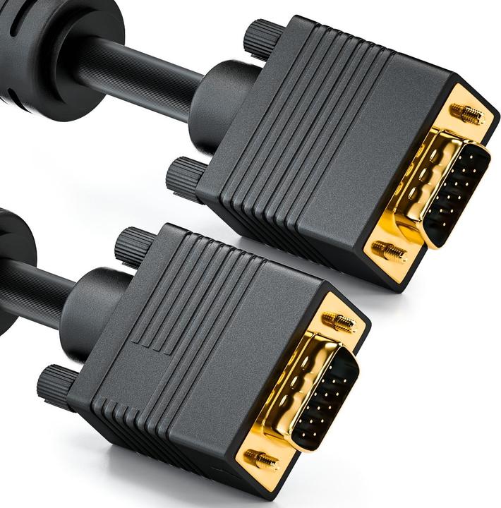 deleyCON VGA Cable - HQ Black - kaufen bei Galaxus