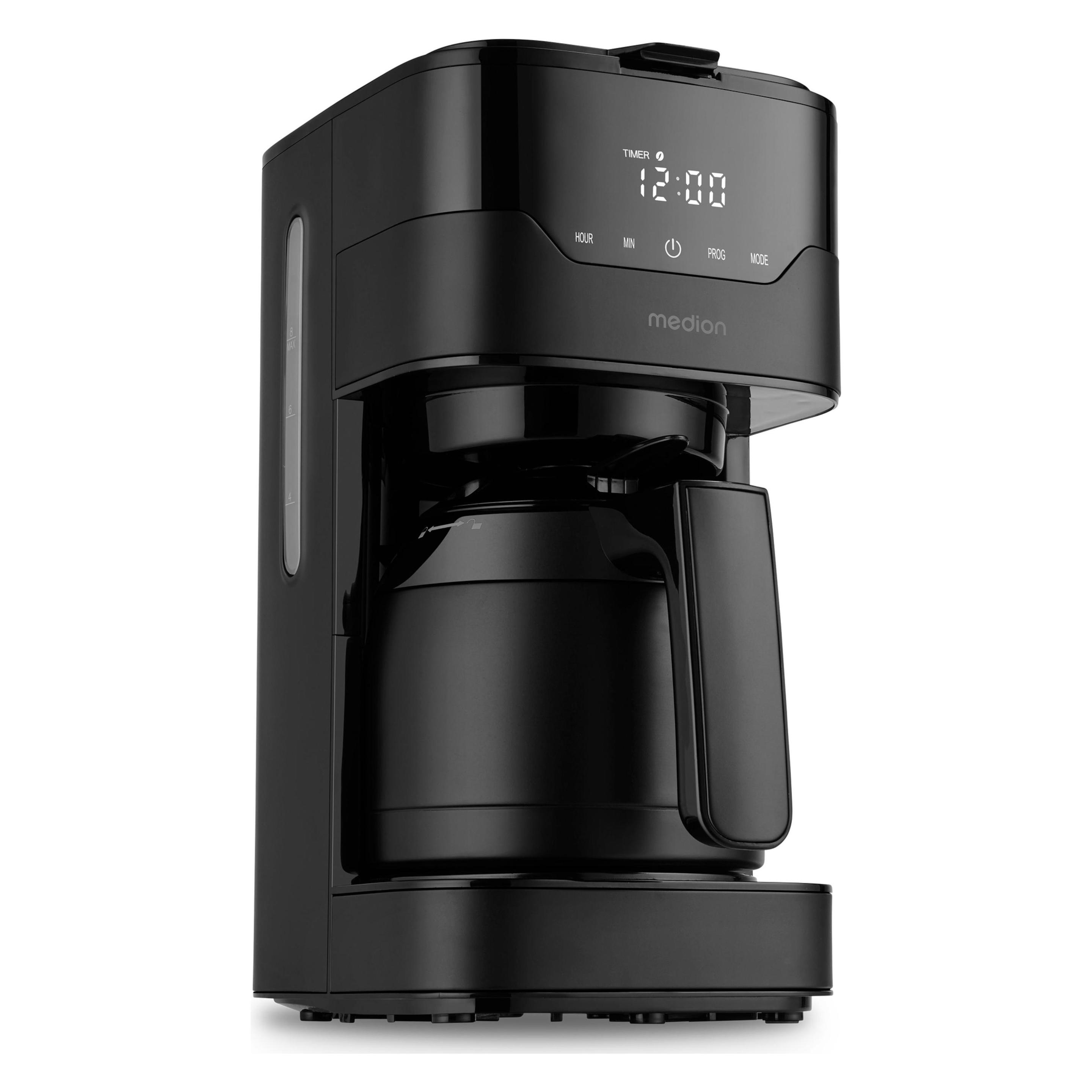 Medion MD18458sm Kaffeemaschine mit Thermoskanne schwarz - Galaxus
