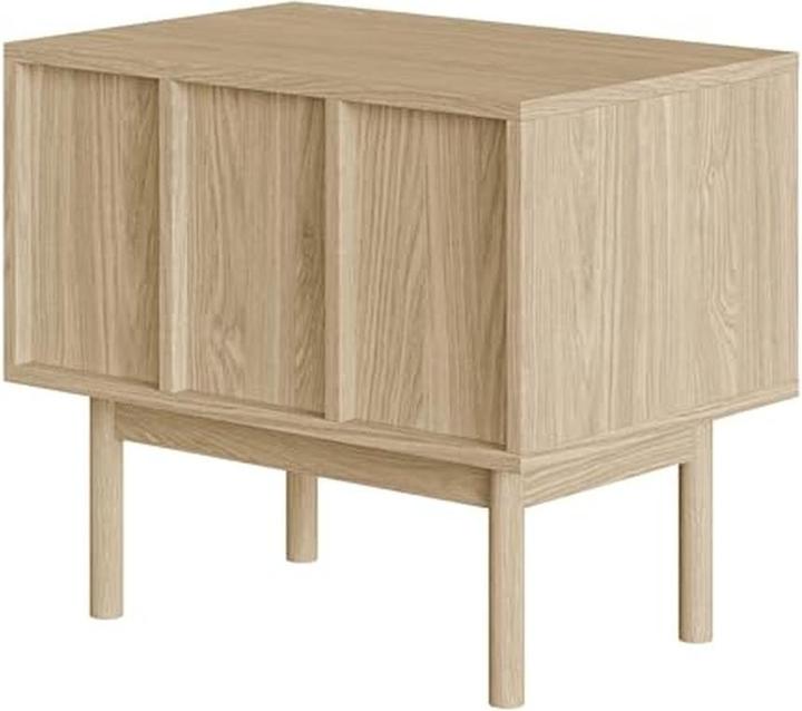 Selsey nachtkastje Neksto - 58 cm - Geolied eikenhout - Galaxus