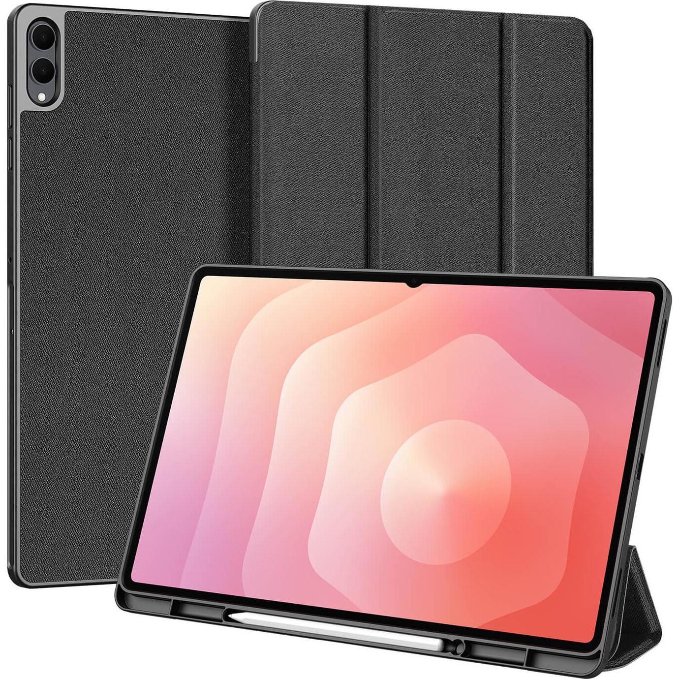 Samsung Galaxy Tab S11 Ultra DUCIS Domo tri-fold stand PU leather cover ...