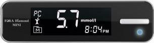 Fora Diamond Blood Glucose Meter MINI Bluetooth Starter package - Digitec