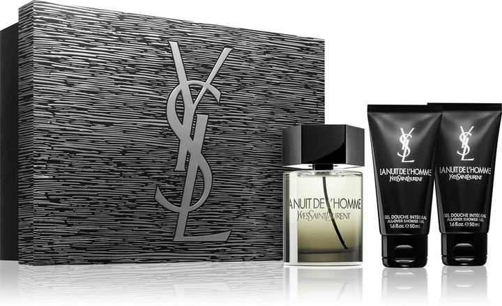Yves Saint Laurent La Nuit de l'Homme Eau de Toilette 100ml + 2 x ...