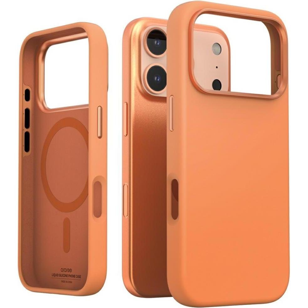 Araree Typo Skin M MagSafe case for iPhone 17 Pro orange (Apple iPhone ...