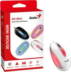 Genius DX-Mini Optical wired mouse with RGB backlight white / 1000 dpi ...