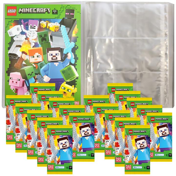 Blue Ocean LEGO Minecraft Serie 1 Trading Cards - 1 Leere Sammelmappe ...
