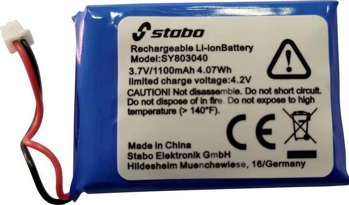 Stabo AKKU 3,7V, 1100MAH FC-400 II Akkupack Akku Stecker, Kabel Li-Ion ...