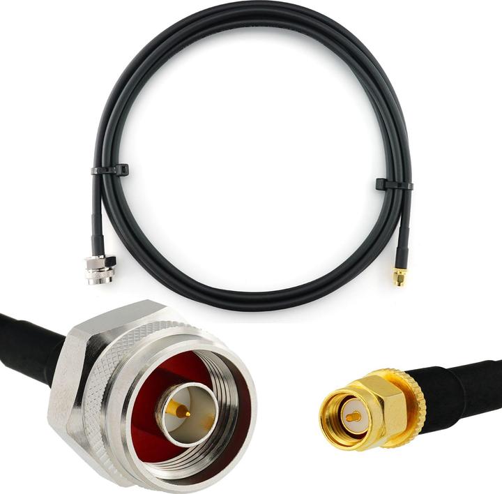 Rangeful SMA Male to N Male Hex 2m Coaxial Cable??? HF240 (LMR240 ...