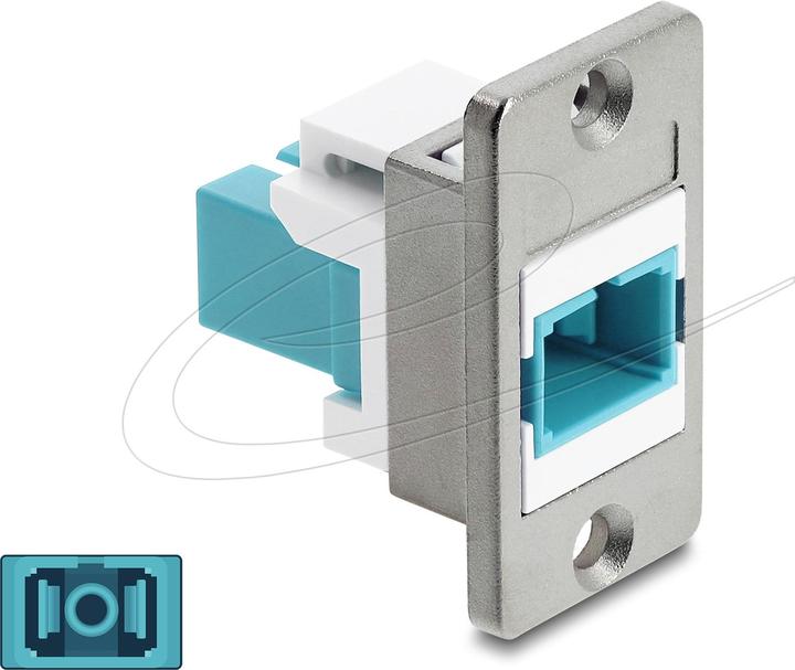 Delock Panel Mount SC Simplex Buchse zu SC Simplex Buchse si - Galaxus