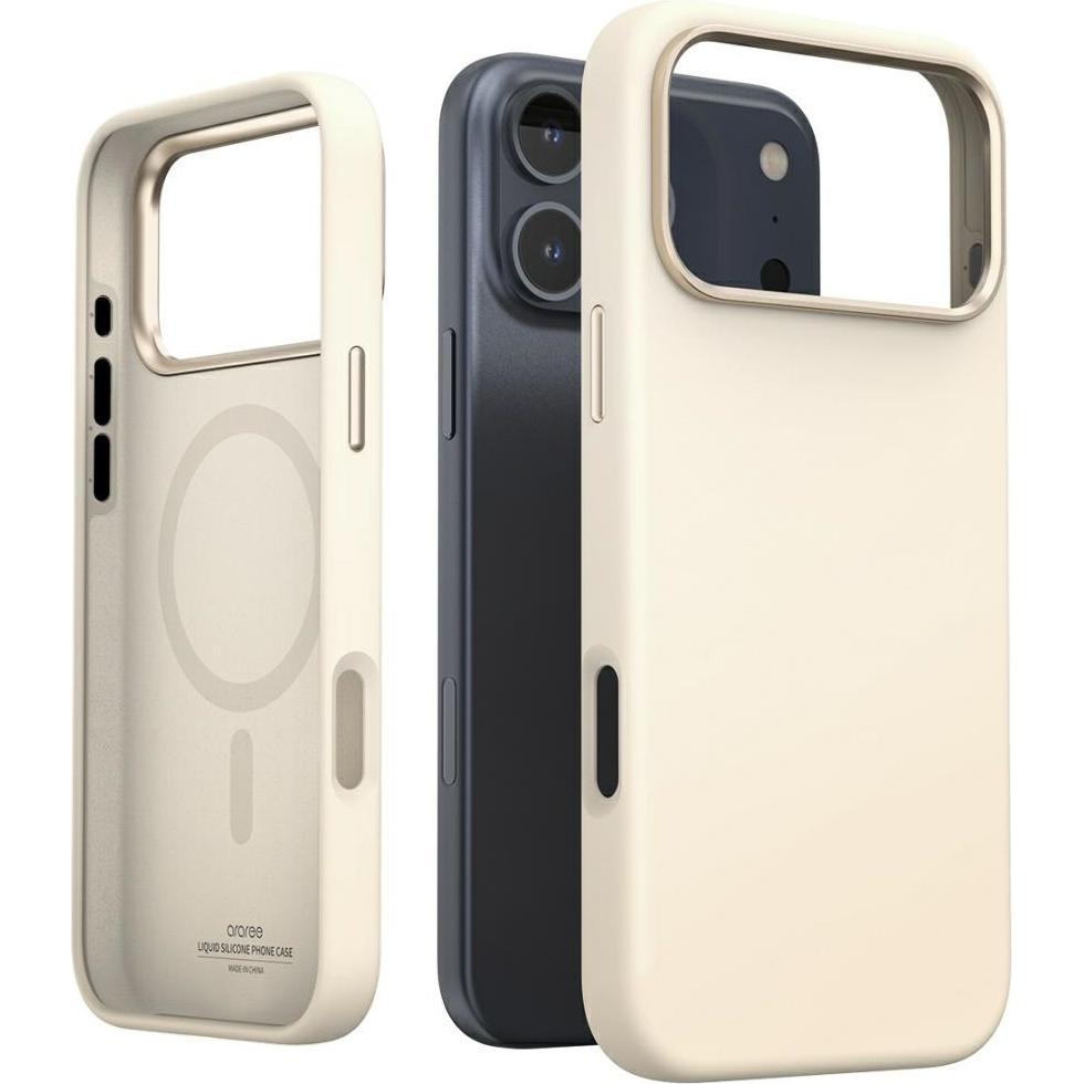 Araree Typo Skin M MagSafe case for iPhone 17 Pro Max stone (Apple ...