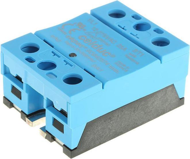 Celduc SO8 Series Solid State Relay, 25 A Load, Panel Mount, 275 V rms ...