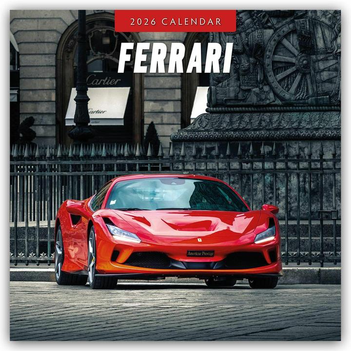 Red Robin Ferrari 2026 Square Wall Calendar - kaufen bei Digitec
