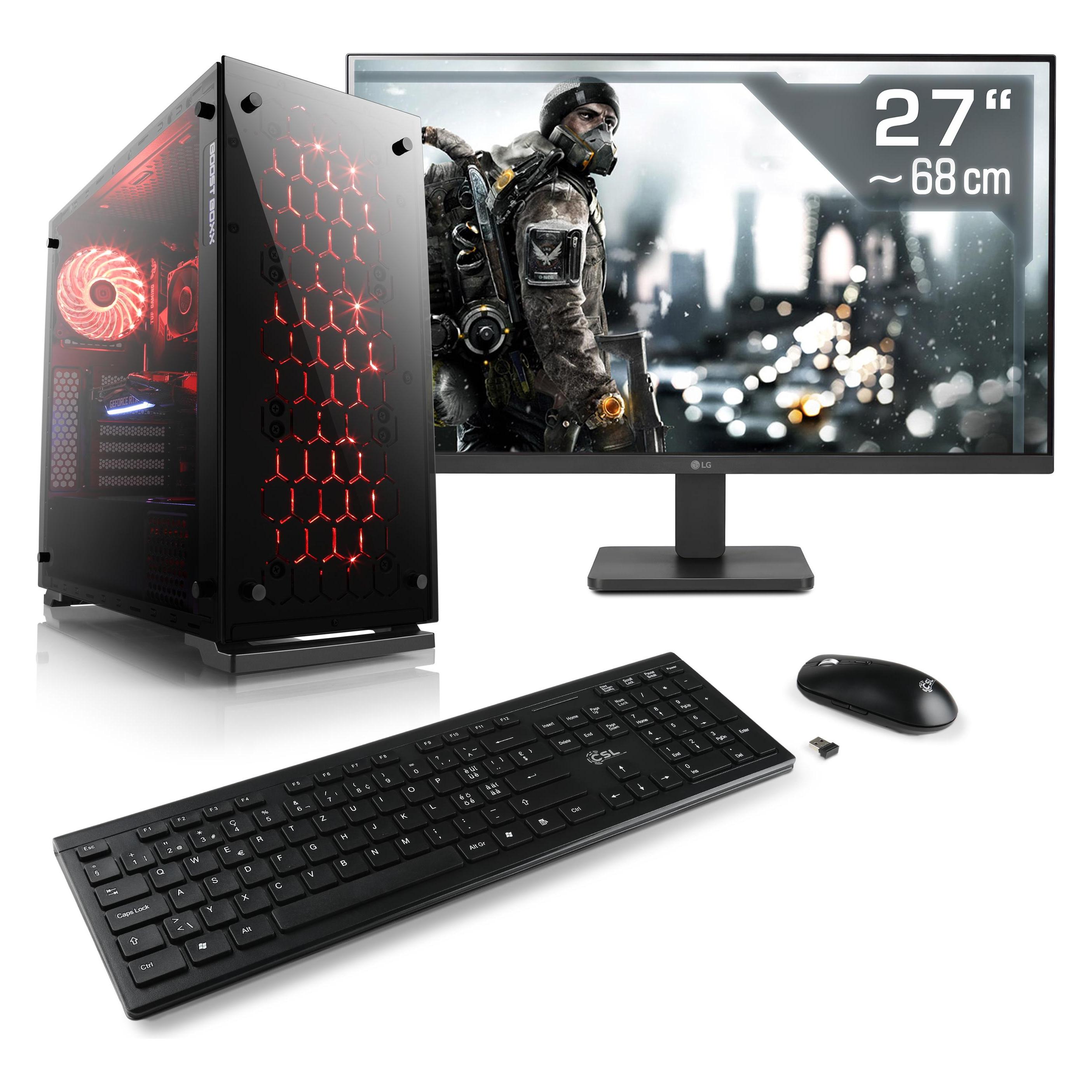 CSL Gaming PC M11390H, QWERTZ Layout (CH) (1000 GB, 16 GB, Intel Core ...