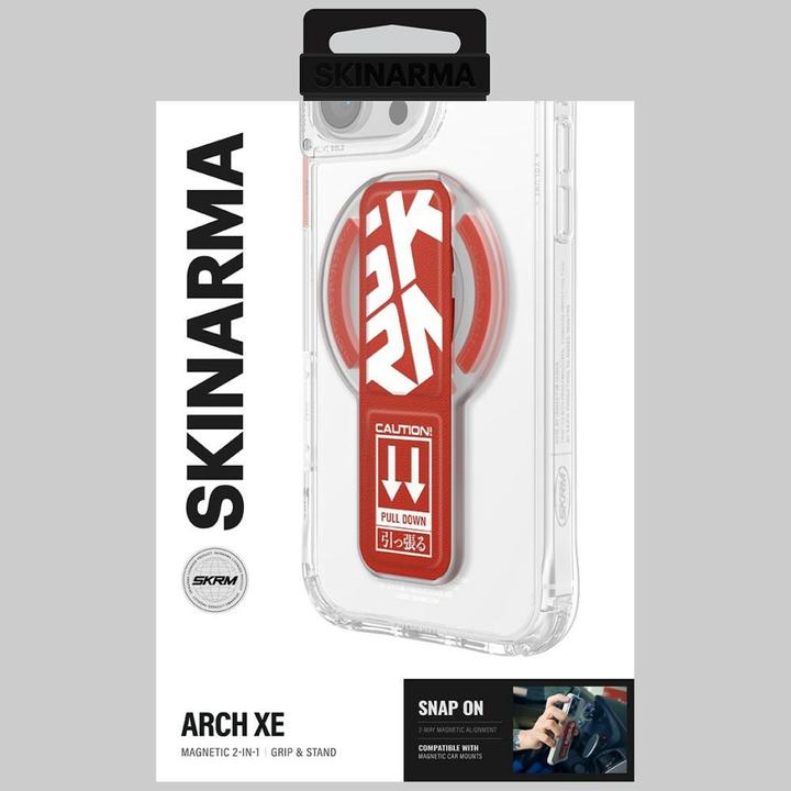 Skinarma Magnetic handle Arch XE Phaze Smart Grip-Stand red - Galaxus