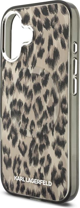 Karl Lagerfeld IML Leopard MagSafe Case for iPhone 17 Brown - Galaxus