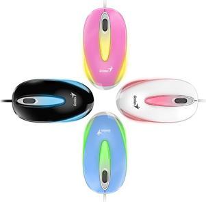 Genius DX-Mini Optical wired mouse with RGB backlight white / 1000 dpi ...