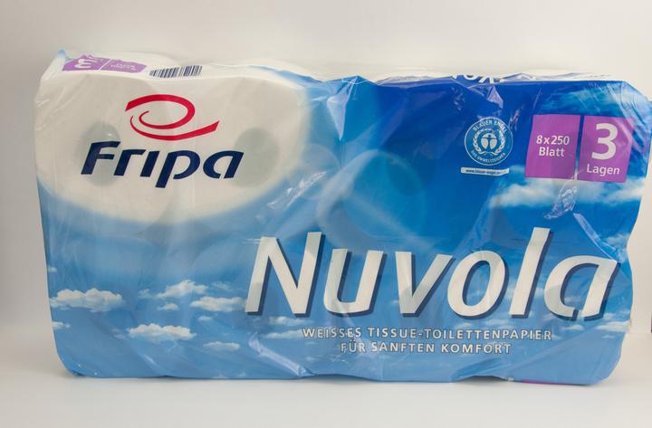 Fripa Toilet paper Nuvola Number of plies: 3-ply Tissue, recycled Number of sheets: 250 sheets ...