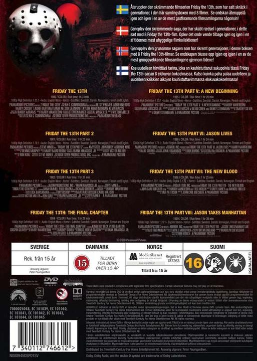 Friday the 13th 8 movie collection - kaufen bei Galaxus - Galaxus